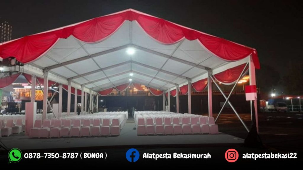Sewa Tenda Dekorasi Atap Kain Merah Putih di Jakarta | Sewa Tenda di ...